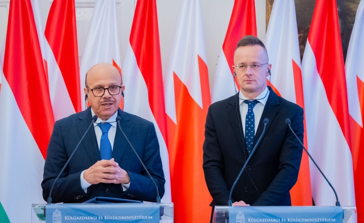 Bahrain, Hungary foreign ministers hold press conference